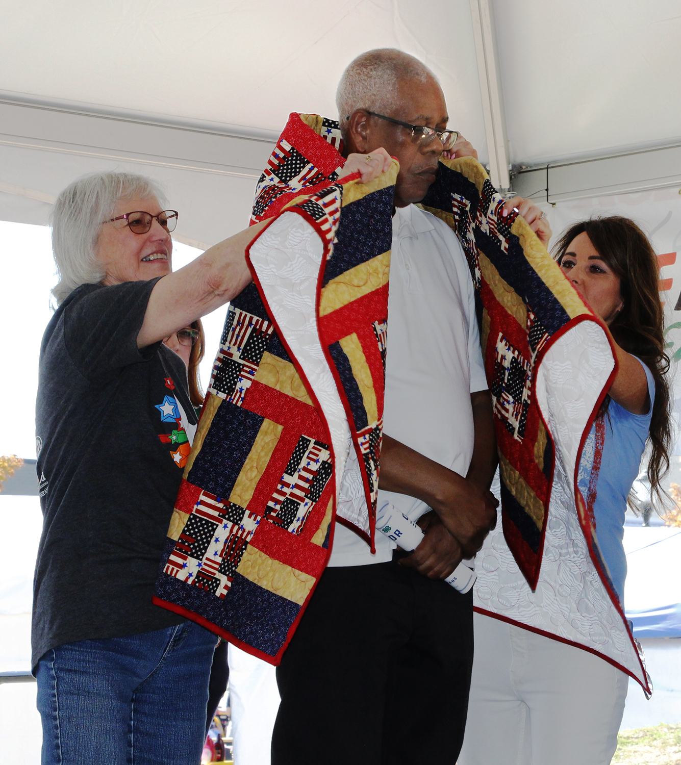 Quilts of Valor Nominations | Center Light and Champion